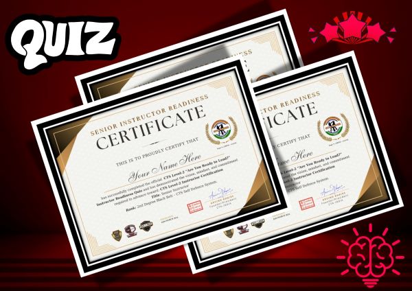 Level 2 Instructor Readiness Quiz - Arvind Khaire